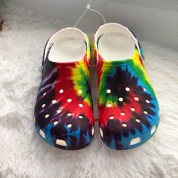 CROCS | Shoes | Crocs Classic Tie Dye Clog Womens Size | Poshmark